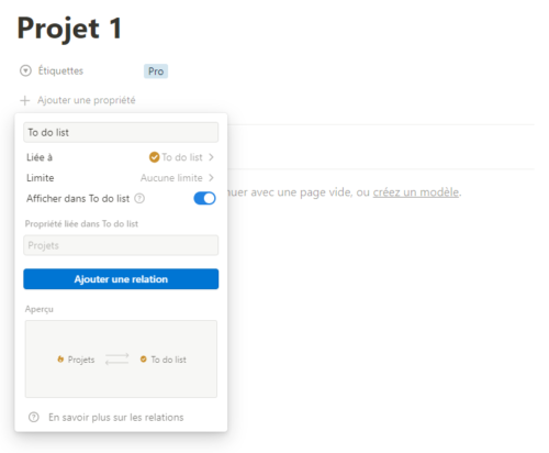 Notion : gérer ses projets avec la barre de progression • LittleCouky